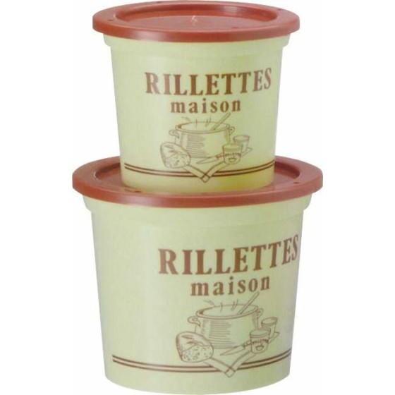 Petit pot de rillette vide 125 ml | Mon-emballage