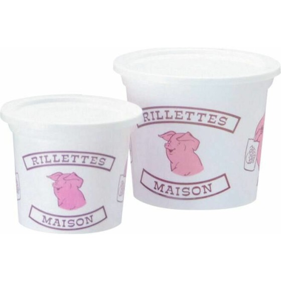 Achat pot de rillette porc vide 250 ml | Mon-emballage