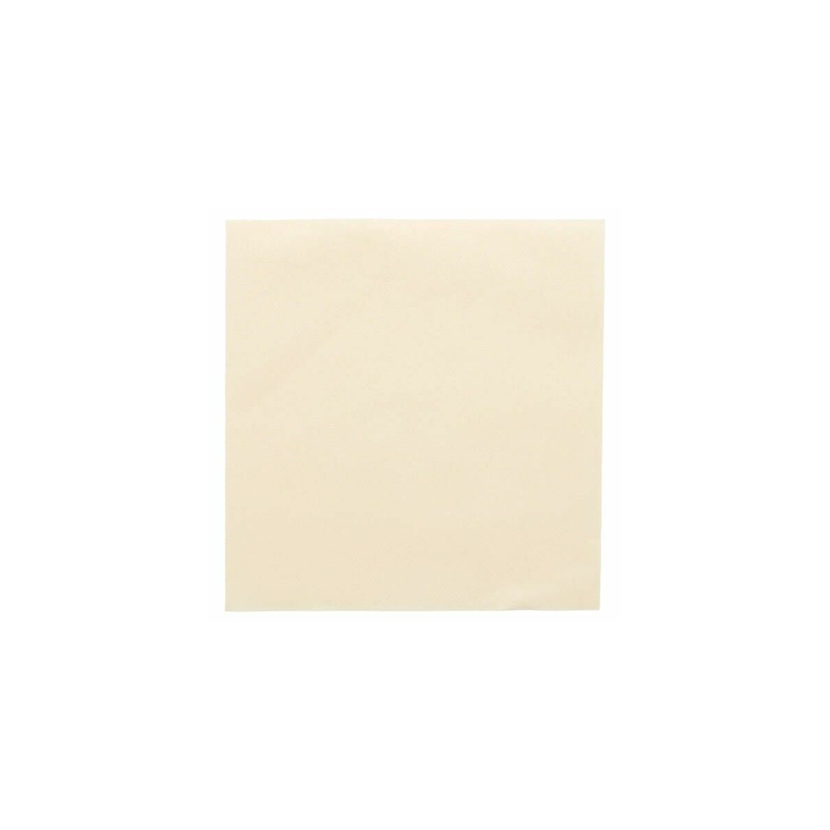 Serviette papier non tissé ivoire 40 x 40 cm | Mon-emballage